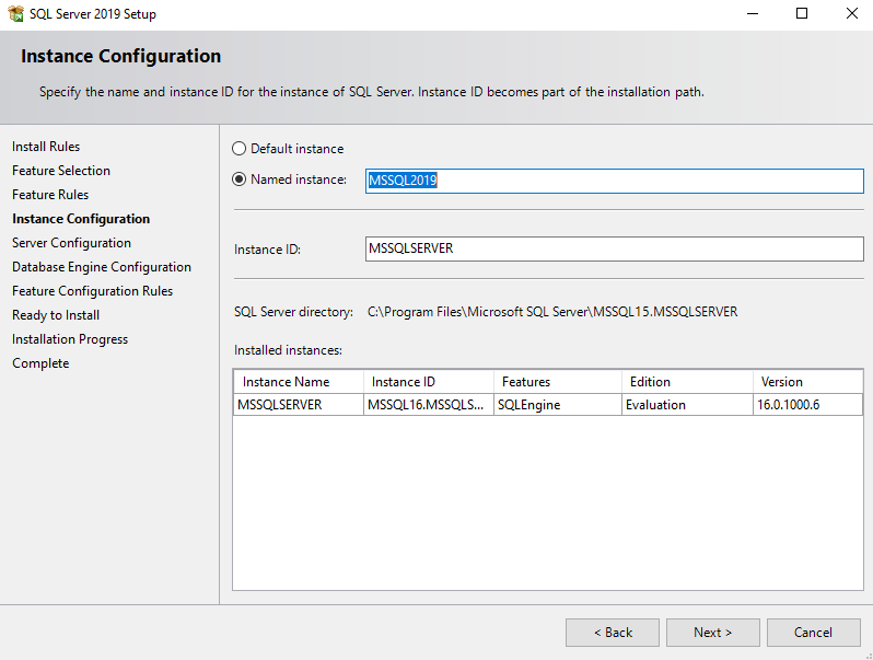 SQL installation 2019 step by step – Microsoft DB